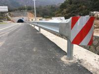 China ISO9001 2000 Certified Q235 Q345 ASTM Standard Highway Guardrail Terminal End Traffic Barrier for sale