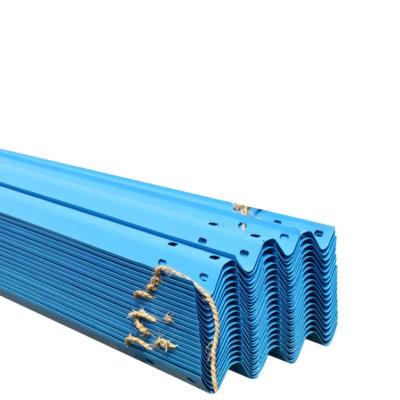 China Custom Color Steel W Beam Guardrail Highway Traffic Barrier with CE/BV/ISO Certificate for sale