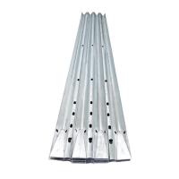 China Highway Traffic Barrier Galvanized W Beam Guardrail with Customized Zinc Coating for sale