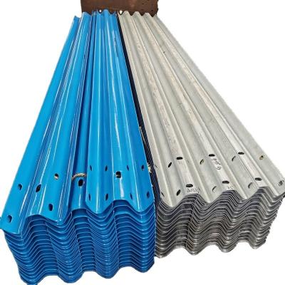 China Outdoor Traffic Control Q235 Q345 Steel W Beam Highway Guardrail System for Customized for sale