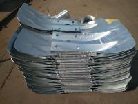 China Fishtail Terminal End Q235 Q345 Steel Guard Rail for Highway Guardrail Customized Size for sale