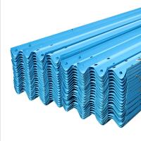 China CE Certified Zinc Coated Q235 Hot Dip Galvanized Highway Guardrail Steel Traffic Barrier for sale