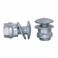 China Hot Dip Galvanized Traffic Barrier Bolt And Nut Washer For Anti-terrorism Protection for sale