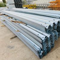 China AASHTO M-180 Standard W Beam Highway Metal Guard Rail with Customized Zinc Coating for sale