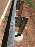 China Highway Guardrail U Post and Customized Spacer Steel Guardrail Posts for Q235 Q345 for sale