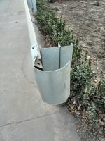 China Customized Galvanized Steel Highway Guardrail Round End for Roadway Safety on Sale for sale