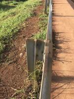 China Highway Guardrail U Channel Steel Post for AASHTO M-180 Hot Dip Galvanizing Sale for sale