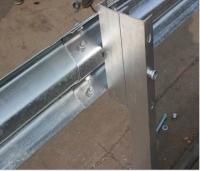 China Q235 SJ235R Corrugated Beam Steel Highway Guardrail U Channel Post for Outdoor Security for sale