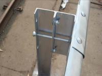 China Q235 SJ235R Corrugated Beam Steel Highway Guardrail U Channel Post for Outdoor Security for sale