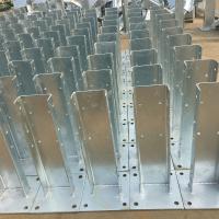 China Galvanized and Powder Coated Guardrail Flange Posts for AASHTO M-180 Roadside Barrier for sale