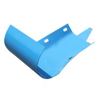 China Roadway Safety Terminal End Guardrail Steel Round End 100*100*20 for Road Construction for sale