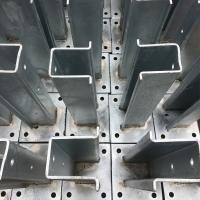 China Galvanized and Powder Coated Steel Highway Guardrail Flange Post for Roadway Security for sale
