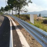 China Custom Color Steel W Beam Guardrail for Traffic Safety Crowd Control Barrier Fence for sale