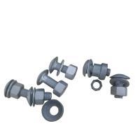 China Road Barrier Posts ISO Certified Metal Steel Highway Guardrail Accessories Bolt and Nut for sale