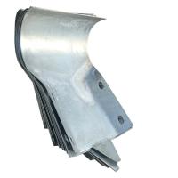 China Traffic Safety Fitting Steel Round End for Crowd Control Barrier Fence on Expressway for sale