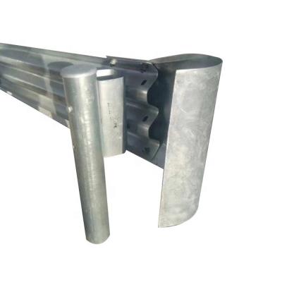 China Q235 Q345 W Beam Highway Guardrail End Wings Steel Buffer End for Straight Barrier for sale