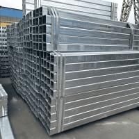 China 4x4 Galvanized Square Pipe Metal Fence Post for Traffic Road Barrier at Affordable for sale