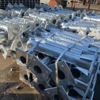China Galvanized and Powder Coated Metal Highway Guardrail Round Post for Traffic Safety for sale