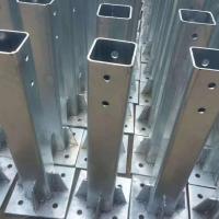 China Anti-corrosion Galvanized Guardrail Posts Manufactured in for Traffic Road Barrier for sale