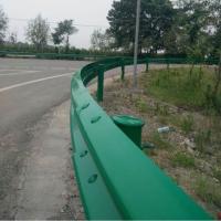 China Highway Curved Bending Guardrail Galvanized Steel Road Barrier for Traffic Safety for sale