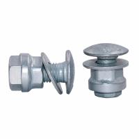 China Multi-application Q235 Q345 Crowd Control Stanchion For Metal Steel Highway Guardrail for sale