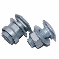 China Q235 Q345 Anti-terrorism Traffic Barrier Road Galvanized Steel Guardrail Bolt And Nut for sale