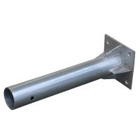 China Anti-corrosion Galvanized Metal Flange Post for Roadway Safety and Reliability for sale