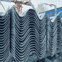 China Galvanized and Powder Coated Highway Guardrail ISO Certified Traffic Barrier on Sale for sale