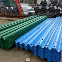 China Hot Galvanized Cold Rolled 600G/M2 Steel Outdoor Security Highway Safety Guardrail for sale