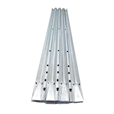 China Powder Coated American Standard Highway Guardrail for Road Safety in 550-600g/m2 Zinc Coating for sale