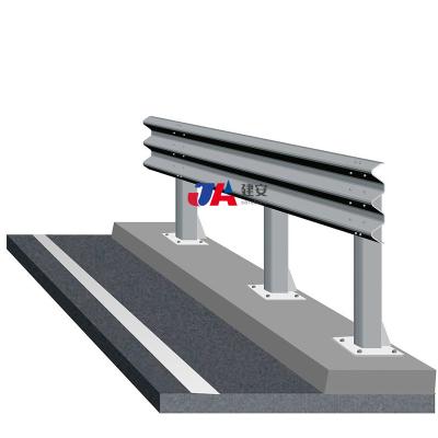 China Expressway Traffic Safety Stainless Steel Highway Guardrail with Anti-corrosion Coating for sale
