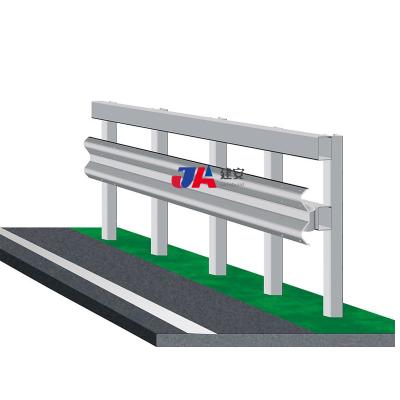 China Customized Q235 Q345 Anti-Collision Highway Guardrail Rails Rail Guards Traffic Barrie for sale