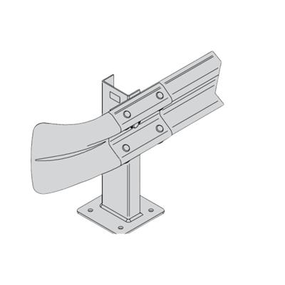 China Q235 Q345 Zinc Coating 550-600g/m2 Motorway Guardrail for Highway Safety in Cameroon for sale