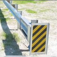 China Hot Dippe Galvanized Thire Beam Highway Guardrail with Steel SKT Terminal End Exported to Africa for sale