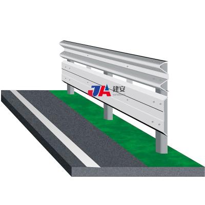 China Customized W Beam Highway Metal Guardrail with Steel SKT Terminal End Exported to Philippines for sale