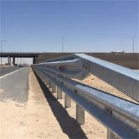China Three Wave Steel Highway Guardrail with Customized Size and Hot Galvanized Technology for sale