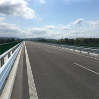 China 550-600g/m2 Zinc Coating Q235 Q345 Steel Guardrail Posts for Highway Guardrail System for sale