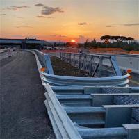 China Highway Guardrail Galvanized Steel Fence CE/BV/ISO Certified and Powder Coated Finish for sale