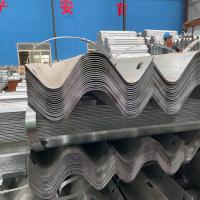 China Three Wave Beam Highway Guardrails Exported to Africa with Zinc Coating 550-600g/m2 for sale
