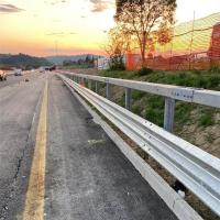 China Outdoor Security Zinc Coating Highway Guardrail for Roadway Safety Traffic Management for sale