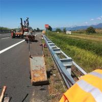 China W Beam Highway Guardrails with Q235 Q345 Material and Galvanized Powder Coated Finish for sale