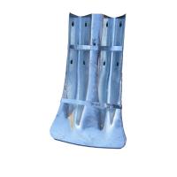 China Straight Barrier Guardrails Manufactures Steel Terminal Guardrails and Fishtail Ends for sale