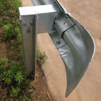China Anti-corrosion Metal Fishtail Bullnose Anchor Buffer Bridge Terminal End Thrie Beam Road Barrier for sale