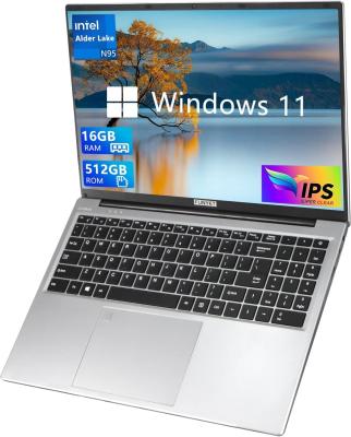 China Windows 11Pro 16 Inch Laptop Computer Gen N95 Processor Fingerprint Unlock FHD for sale