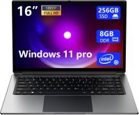 China laptop 16-inch , 8GB DDR 256GB SSD portable laptop, expandable to 1TB,Pentium quad-core CPU up to 2.64 GHz,9000mAh battery,Mini HDMI interface,USB3.0 interface,dual-band WiFi,webcam,slim laptops for sale
