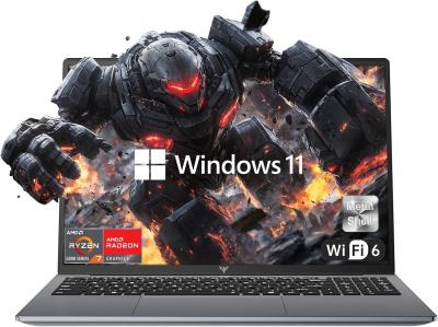 China 2025 Gaming Laptop, Laptop with AMD Ryzen 7 5700U (8C/16T, Up to 4.3GHz), 16GB RAM 512GB NVMe SSD Laptop Computer, Radeon RX Vega 8 Graphics, 16.1-inch FHD Display, WiFi 6, 53Wh Battery, Backlit KB for sale