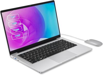 China Cerelon N4000 14 Inch Dual Core Laptop IPS Display Fanless BT5.0 USB3.0 Mini HDMI for sale