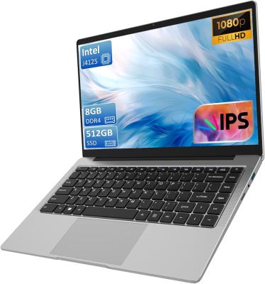 China FHD Screen Windows Laptop Computer Intel Celeron J4125 2.70GHz Quad Core Windows Laptop for sale