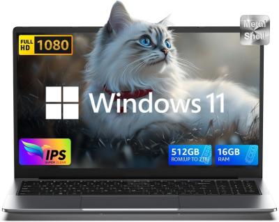 China Intel N150 Quad Core Windows Laptop Computer 15.6
