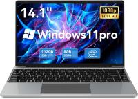China 8GB RAM 512GB SSD Windows 14 Inch Laptop FHD Display Intel Celeron N4020C Processors for sale